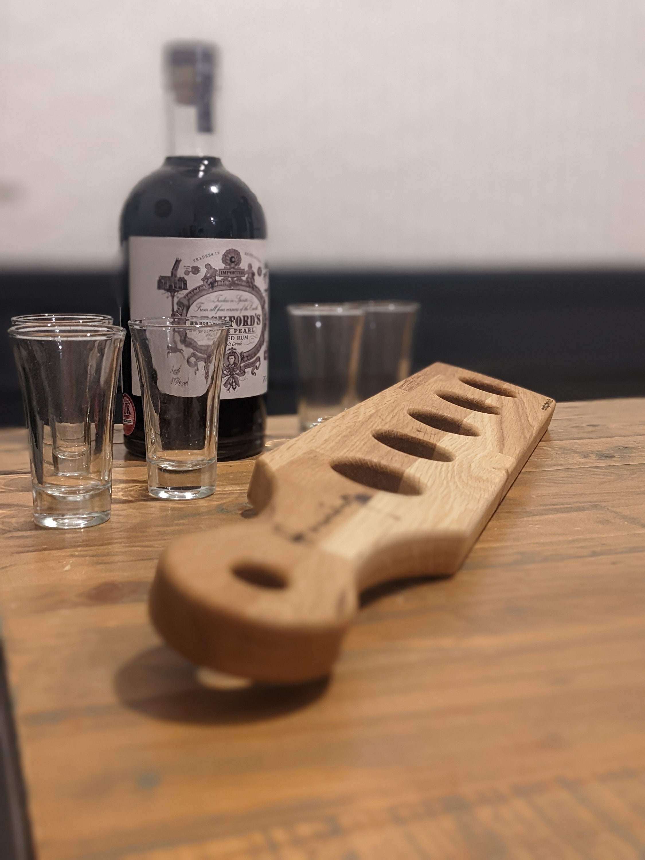 Premium Oak Shot Board With Personalisation - High Quality Handmade ...