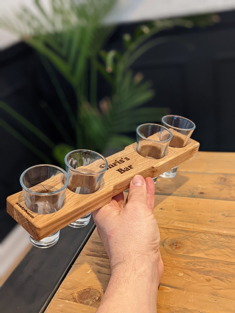 Super Cute Shot Glass Board - Mini Shot Tray - Flight Tray - Schnapps ...