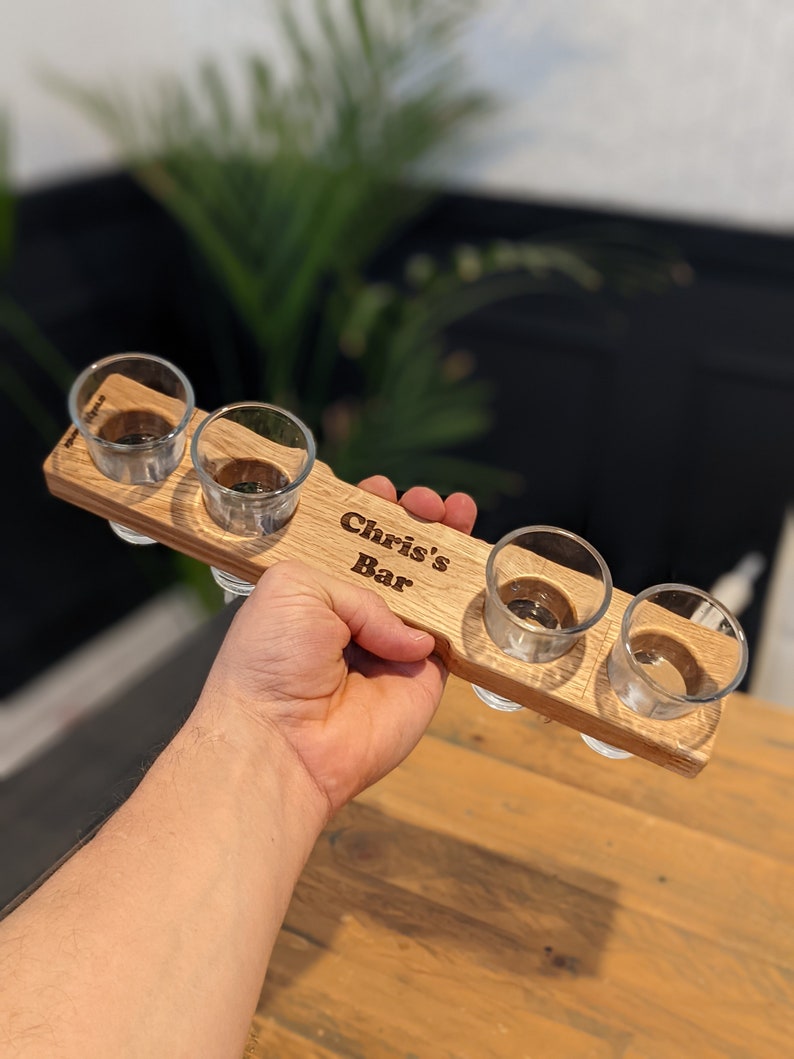 Super Cute Shot Glass Board - Mini Shot Tray - Flight Tray - Schnapps ...