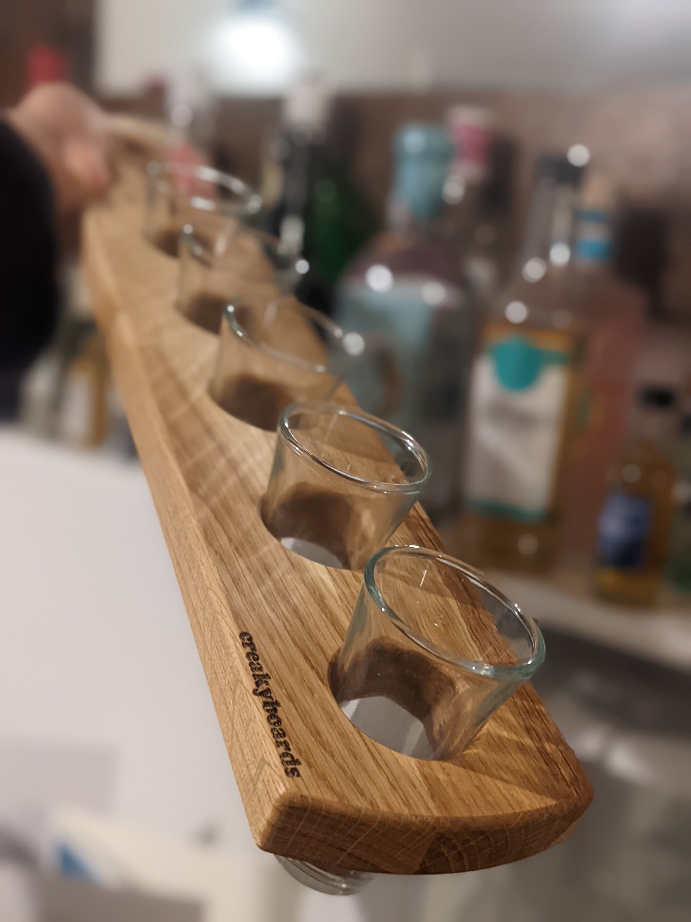 Premium Oak Shot Board With Personalisation - High Quality Handmade ...