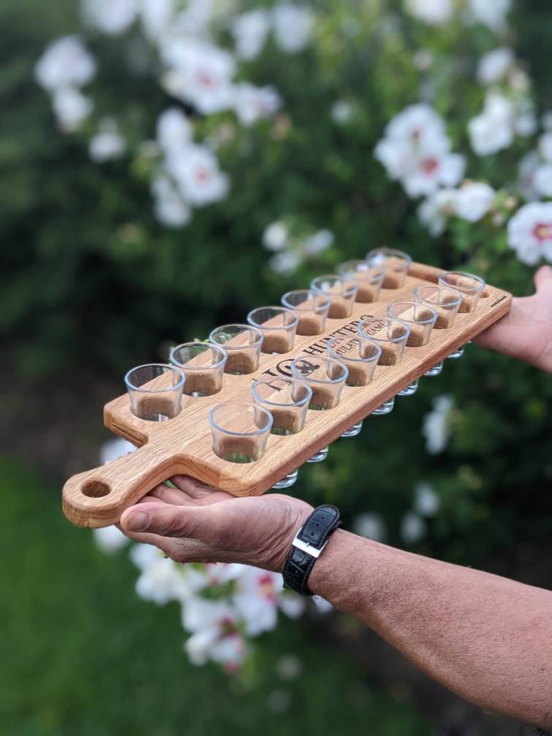 Massive 16 Personalised Shot Board - Shooting Board - Flight Tray ...