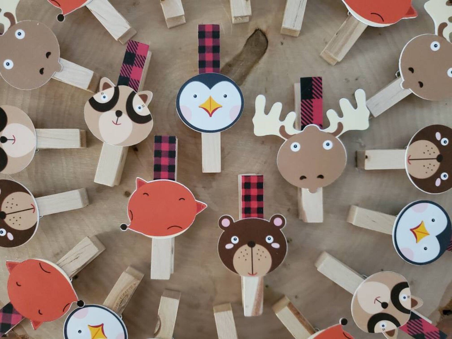 Lumberjack Woodland Animals - Etsy