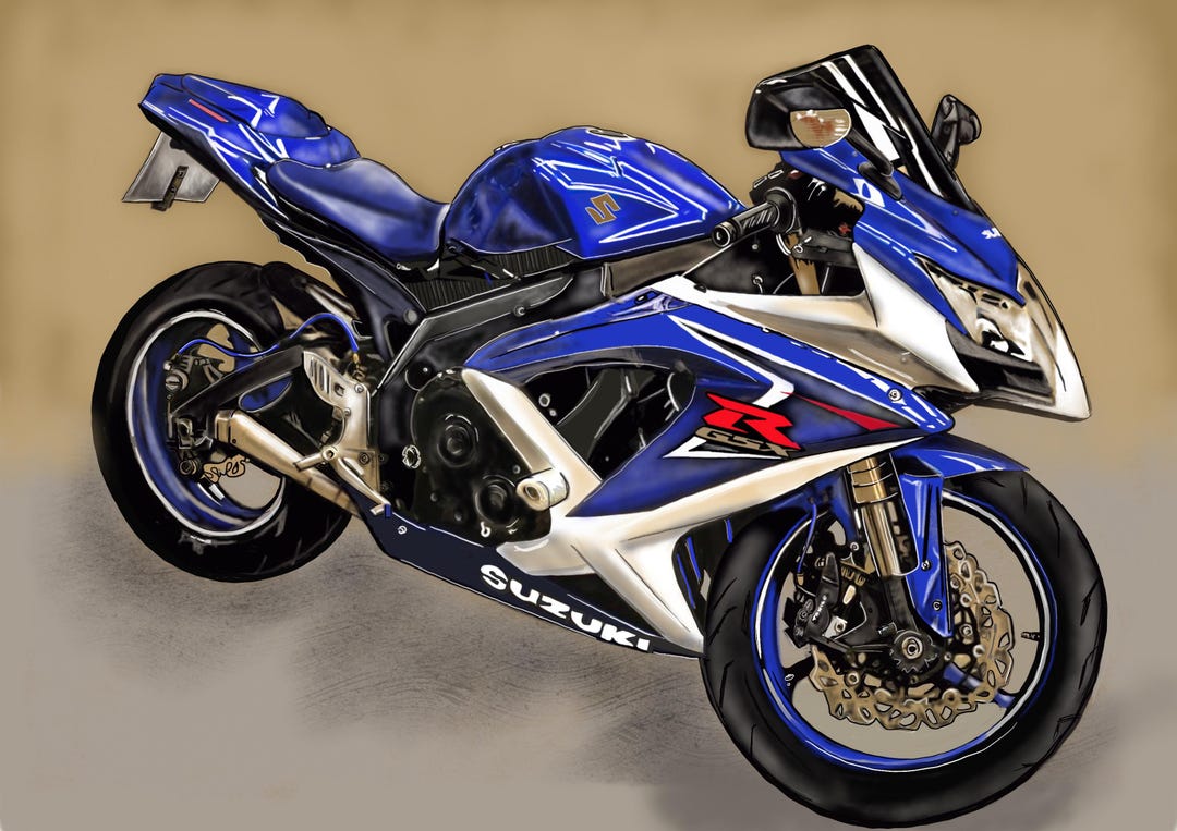Suzuki GSR Motor Bike - Etsy
