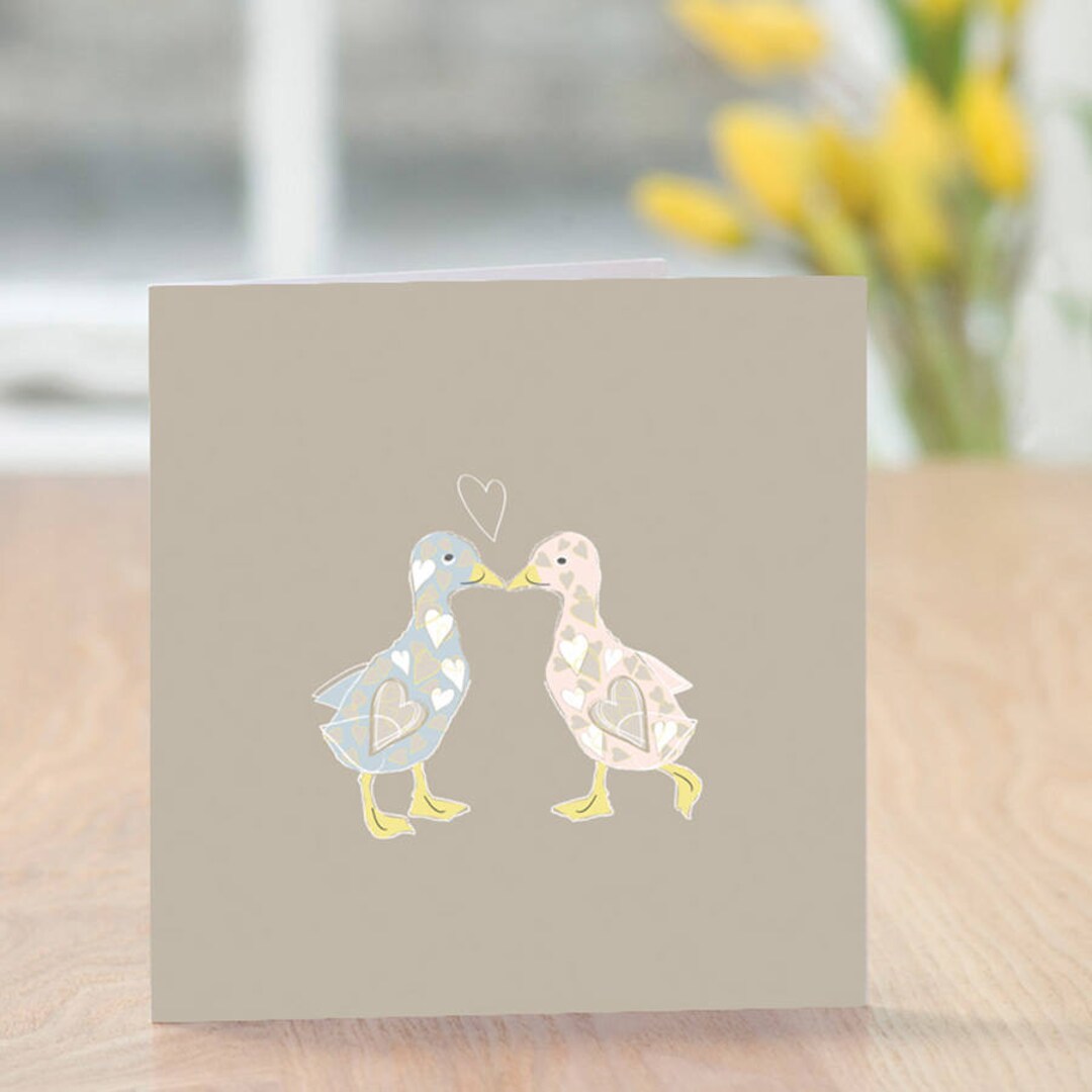 Little Ducklings Cute Duck Card blank Inside - Etsy