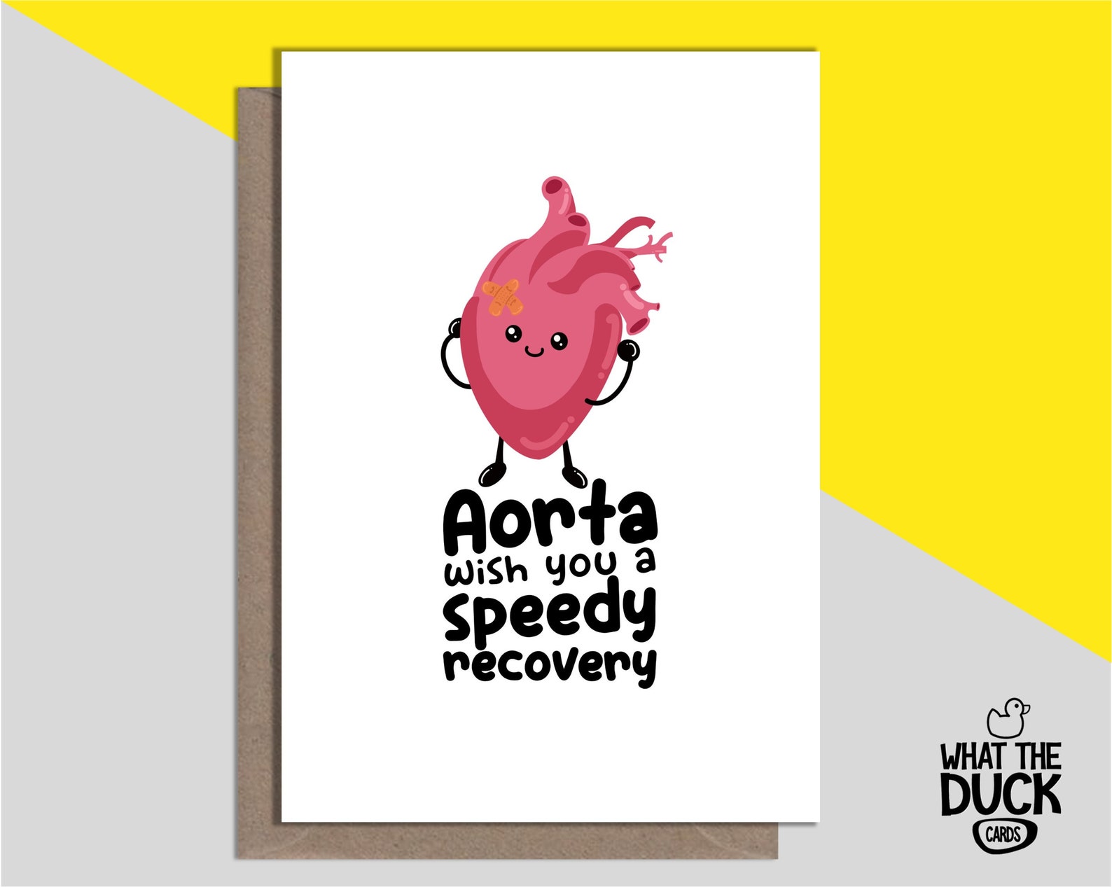 Funny & Cheeky Homemade Get Well Soon Greetings Card for Open - Etsy UK