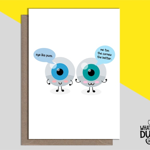 Cute & Funny Handmade Eye Operation Card for Get Well Soon - Etsy