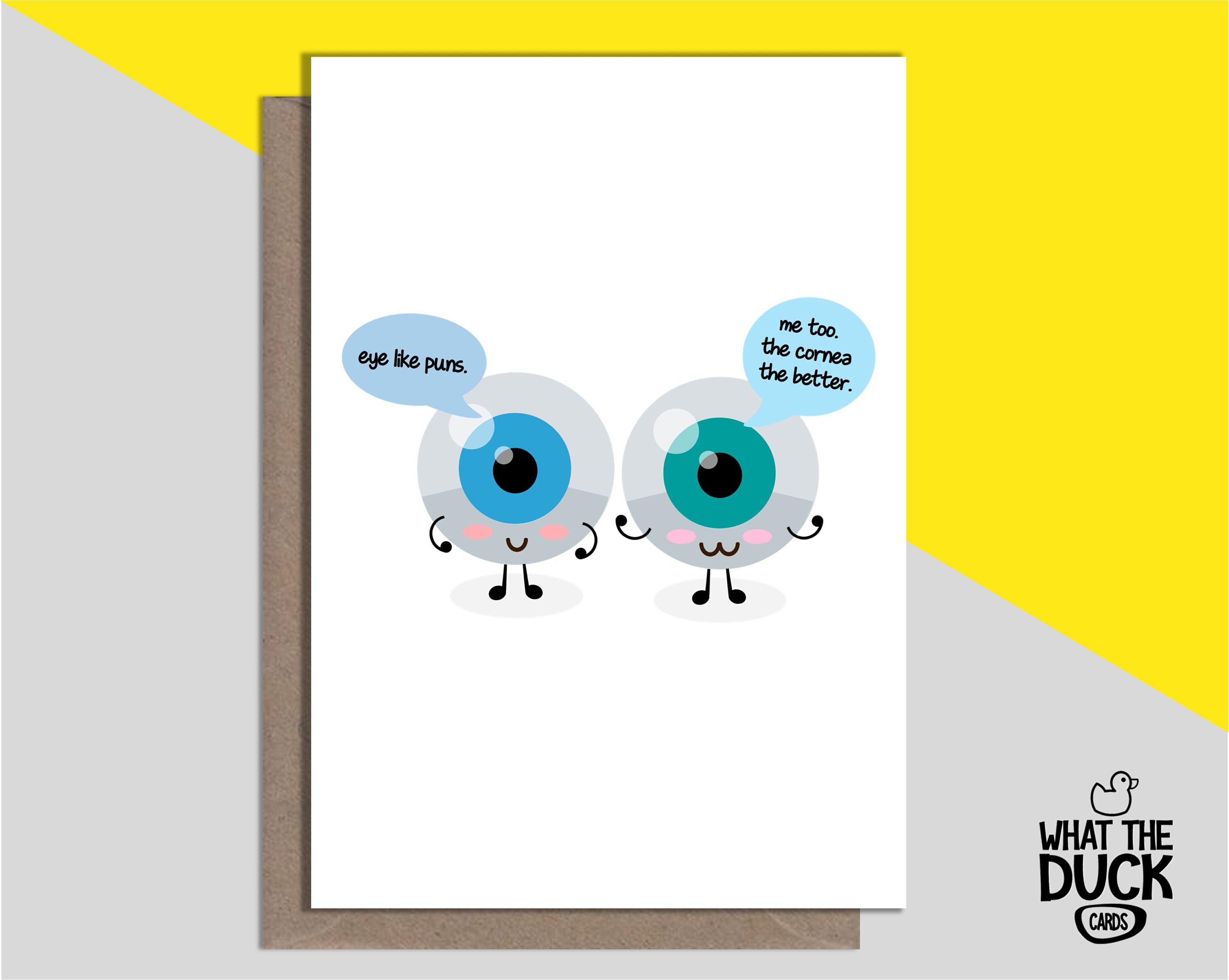 Cute & Funny Handmade Eye Operation Card For Get Well Soon | Etsy
