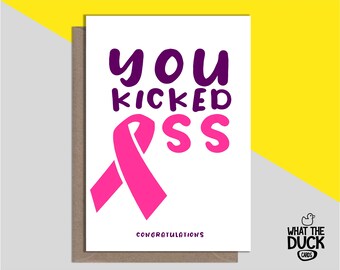 Fight Cancer Card | Etsy