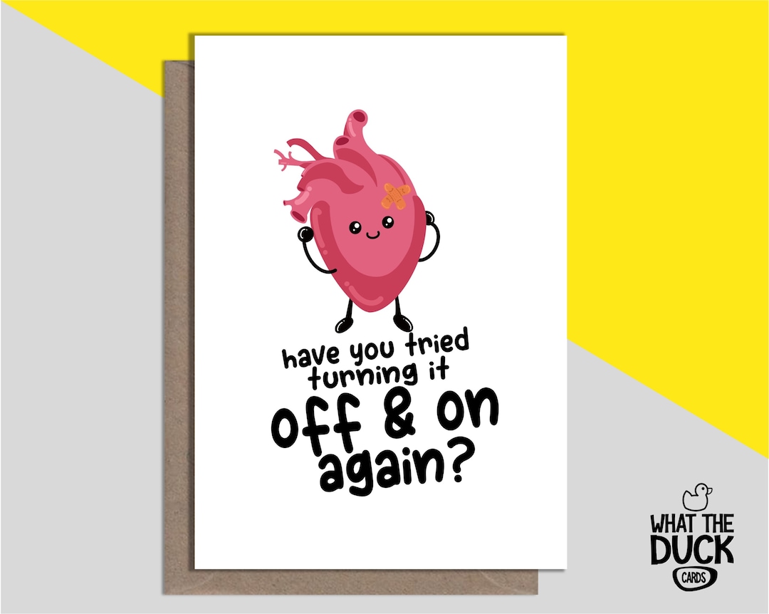 Funny & Cheeky Handmade Get Well Soon Greetings Card for Open Heart ...
