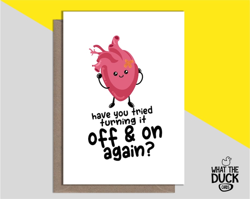 Funny Open Heart Surgery Get Well Soon Card – Cheeky Handmade Card for ...