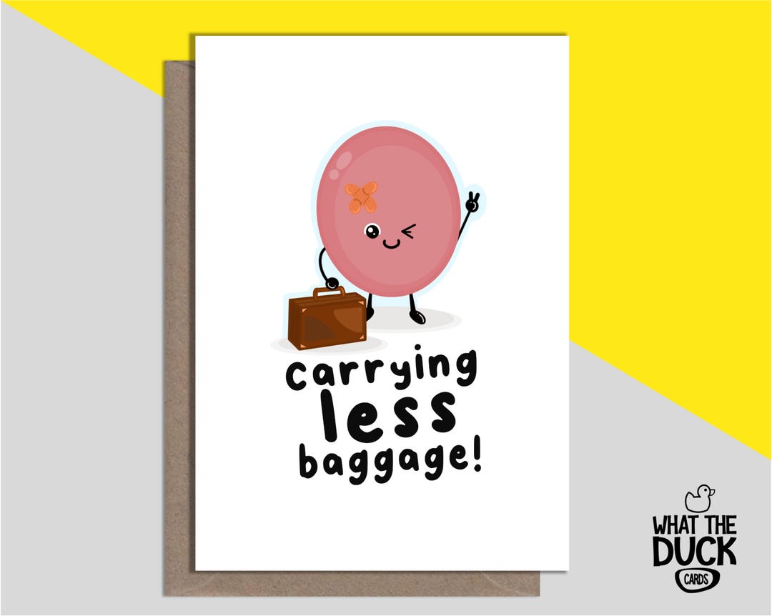 Cute & Funny Handmade Hernia Removal Card for Get Well Soon From Hernia ...