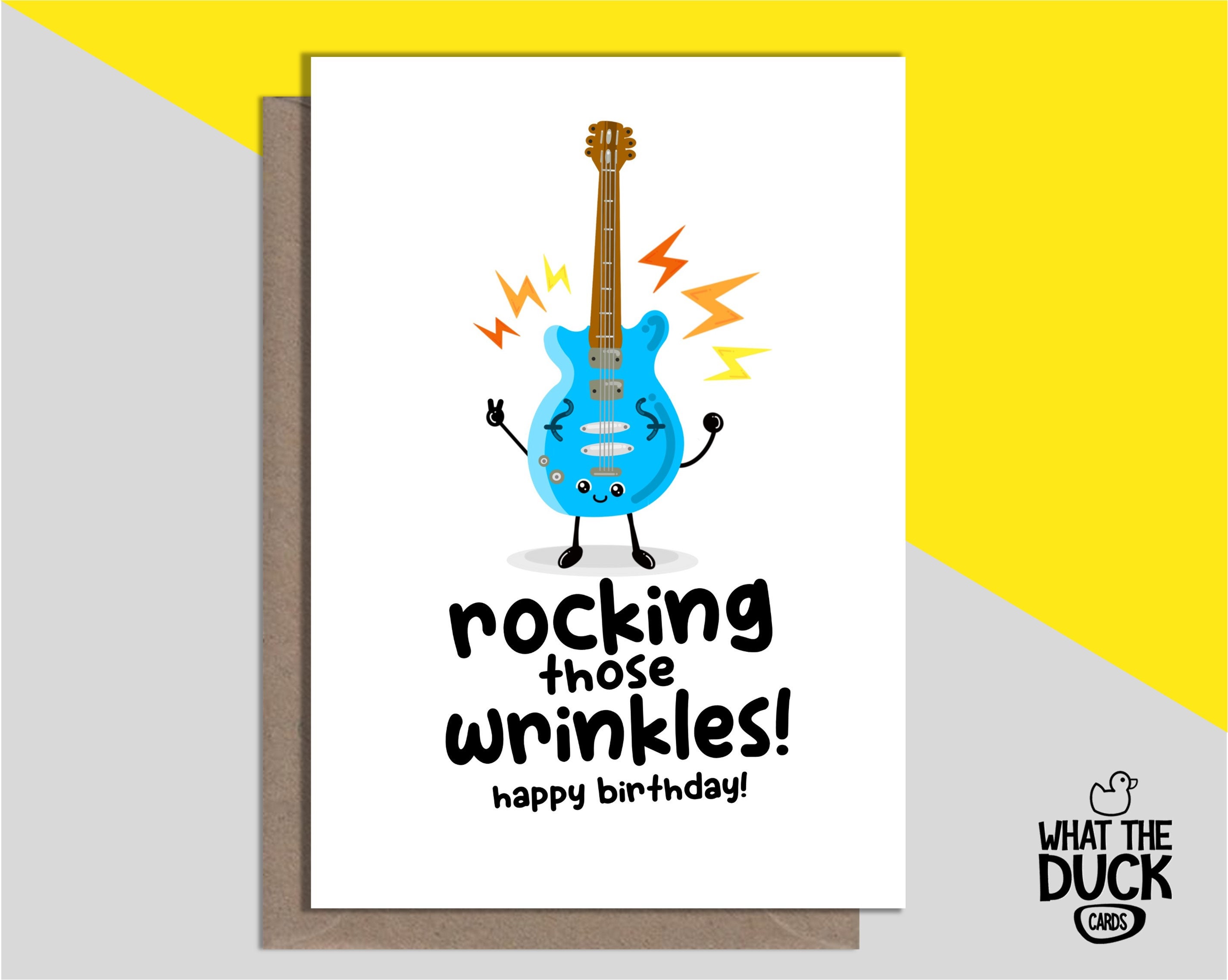 Happy Birthday Rocker Memes 30 Rock Funny Birthday Card, Cool Mug,