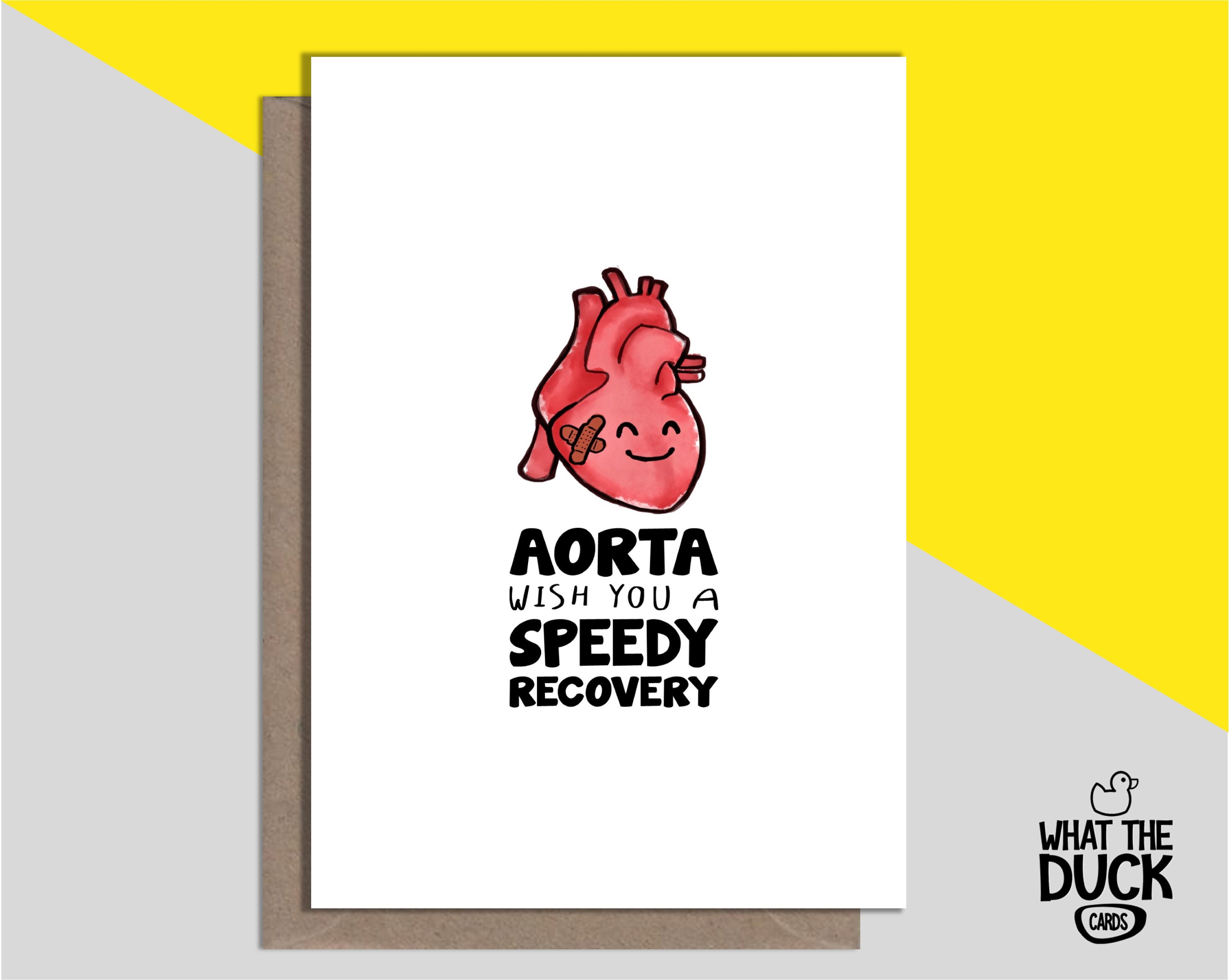 Funny & Cheeky Homemade Get Well Soon Greetings Card For Open | Etsy