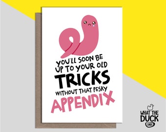 Funny Appendix Card - Etsy