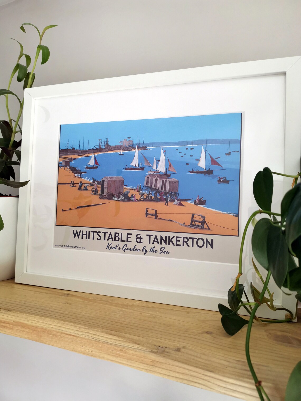 Whitstable and Tankerton Vintage Poster Kent's Garden by - Etsy