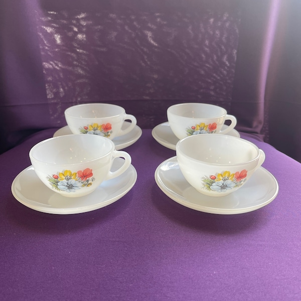 Arcopal Tea Cups - Etsy