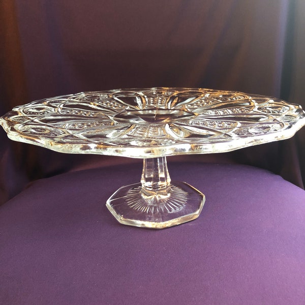 Glass Cake Stand - Etsy