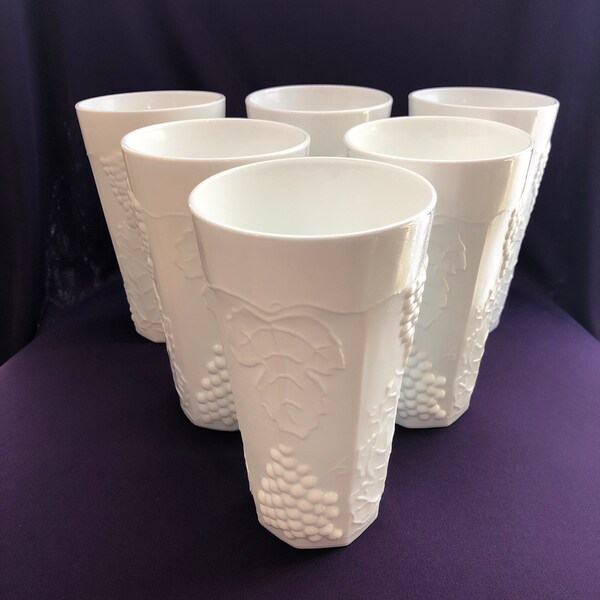 White Glassware - Etsy