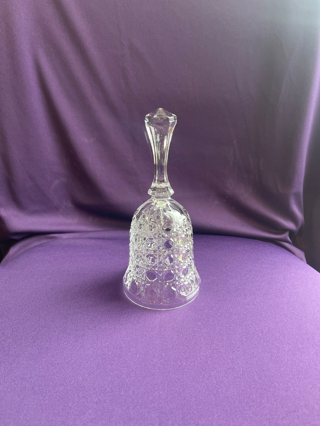 Vintage Crystal Bell - Etsy