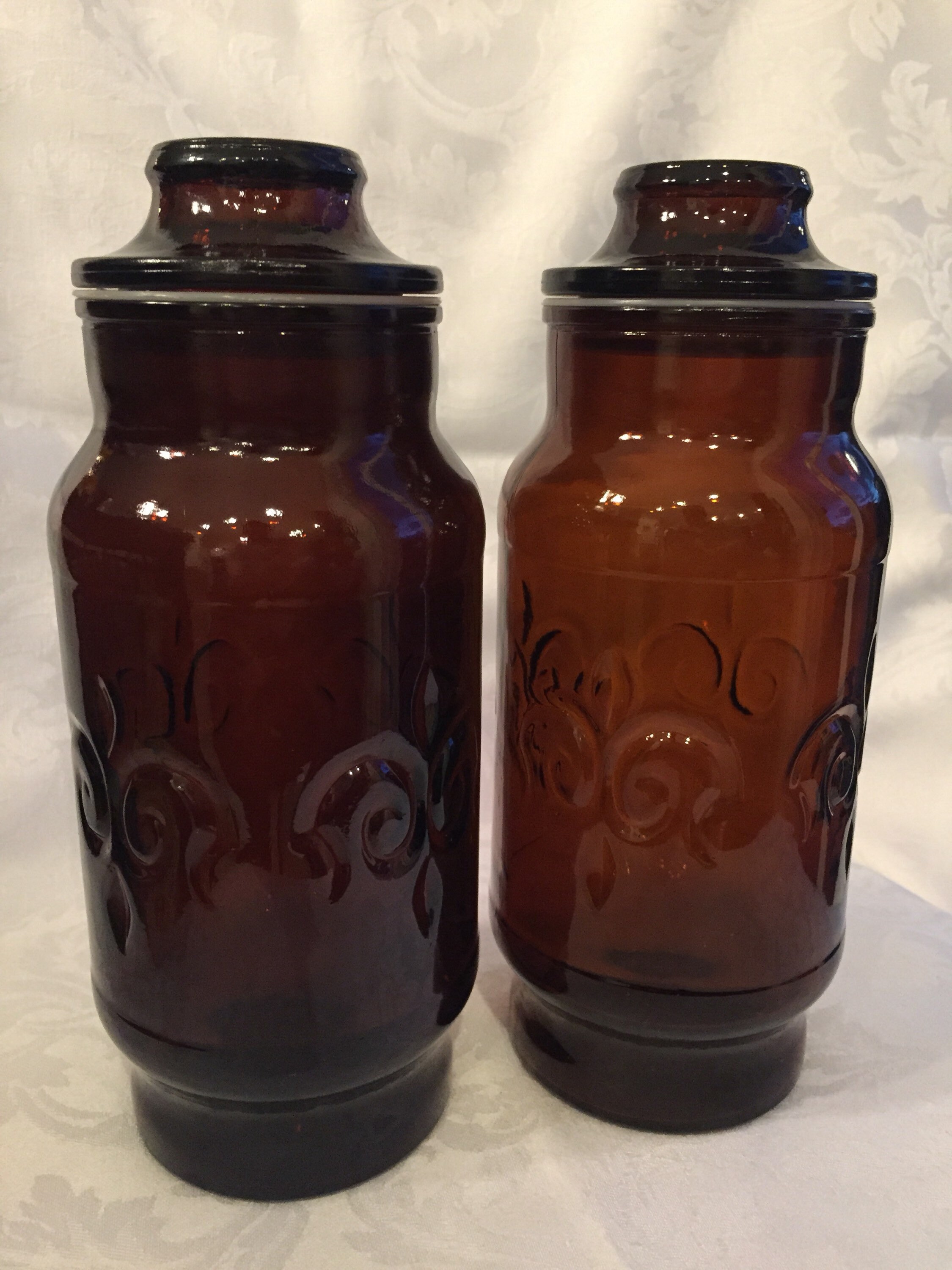 Kitchen & Dining Jars & Containers Vintage 1980s Plastic Storage Jars ...