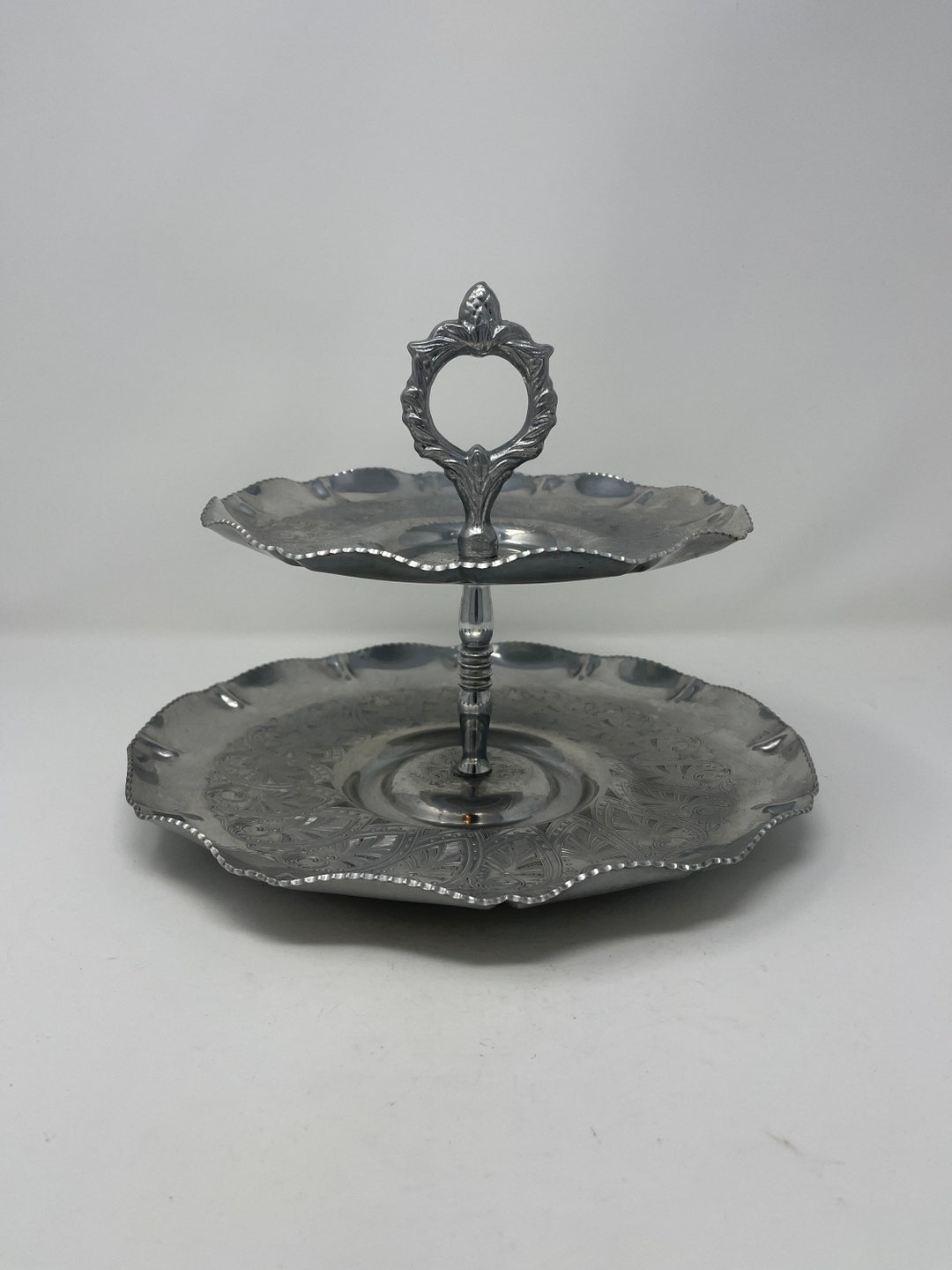 Vintage Metal 2 Tiered Server - Etsy