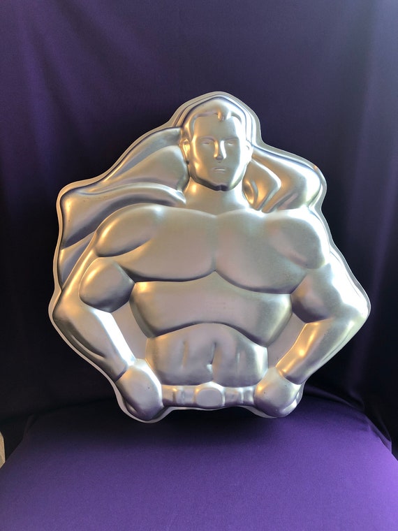 Vintage Superman Cake Mold / Pan - Etsy