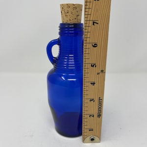 Colbalt Blue Small Glass Bottle - Etsy