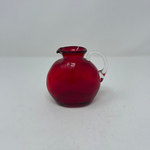 Small Glass Pitcher - Etsy