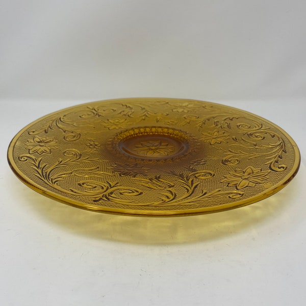 Amber Glass Plates - Etsy