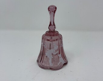 Fenton Pink Bell - Etsy