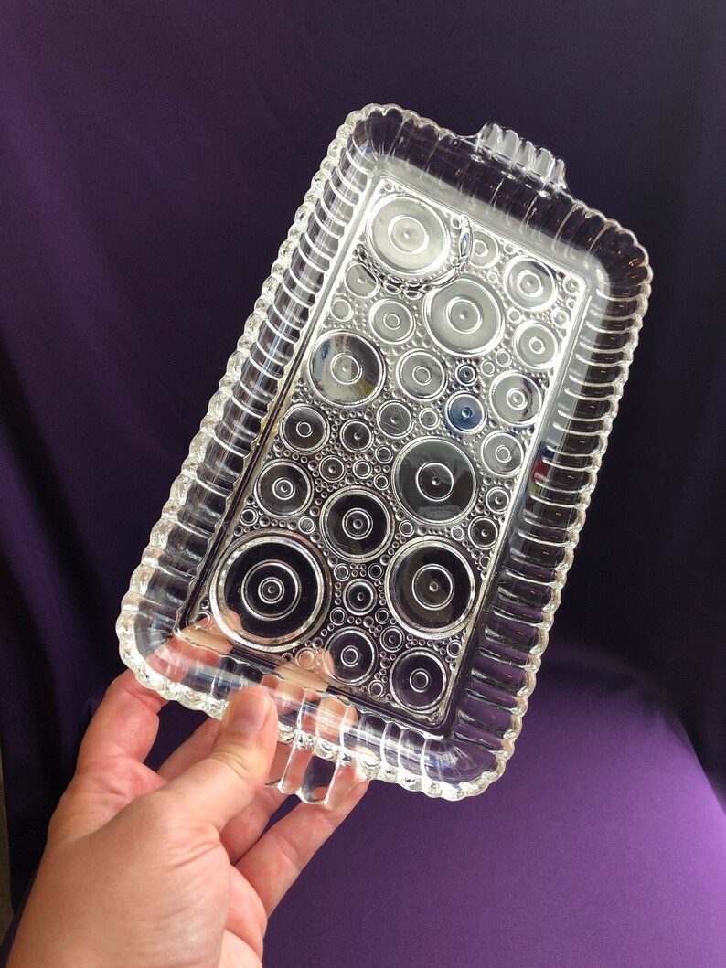 Vintage Glass Tray - Repurpose as Bathroom Vanity Tray - Etsy