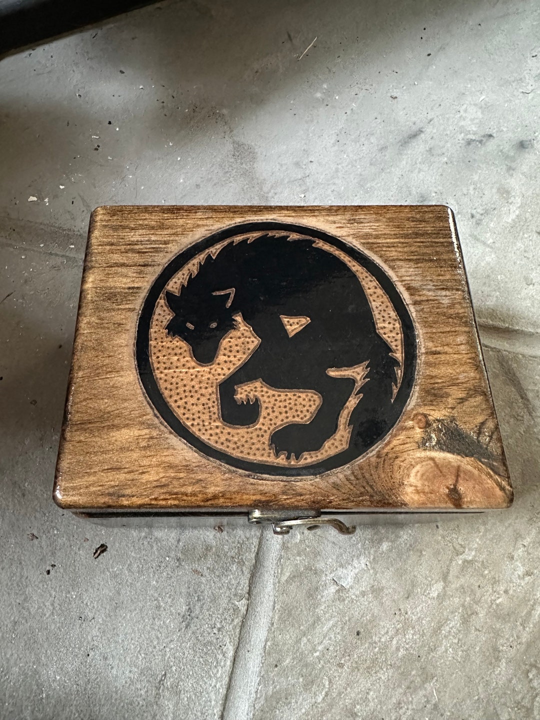 Werewolf Handmade Wooden Box - Etsy