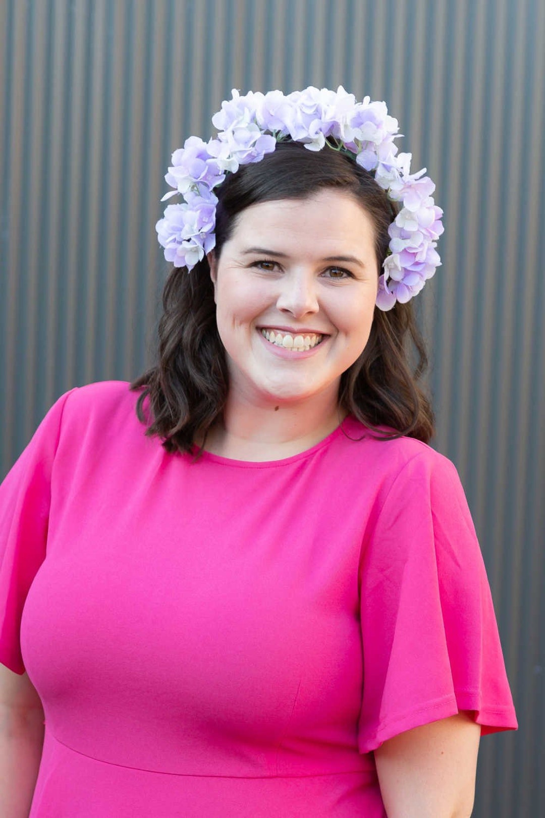 Hydrangea Crown Spring Racing Crown Flirty Flamingo Store - Etsy