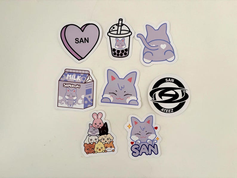 ATEEZ Bias Stickers-drawn by Etsy Creators - Etsy