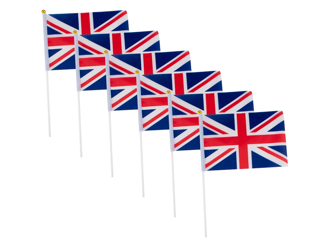 Jubilee Union Jack Hand Flags choose Quantity - Etsy