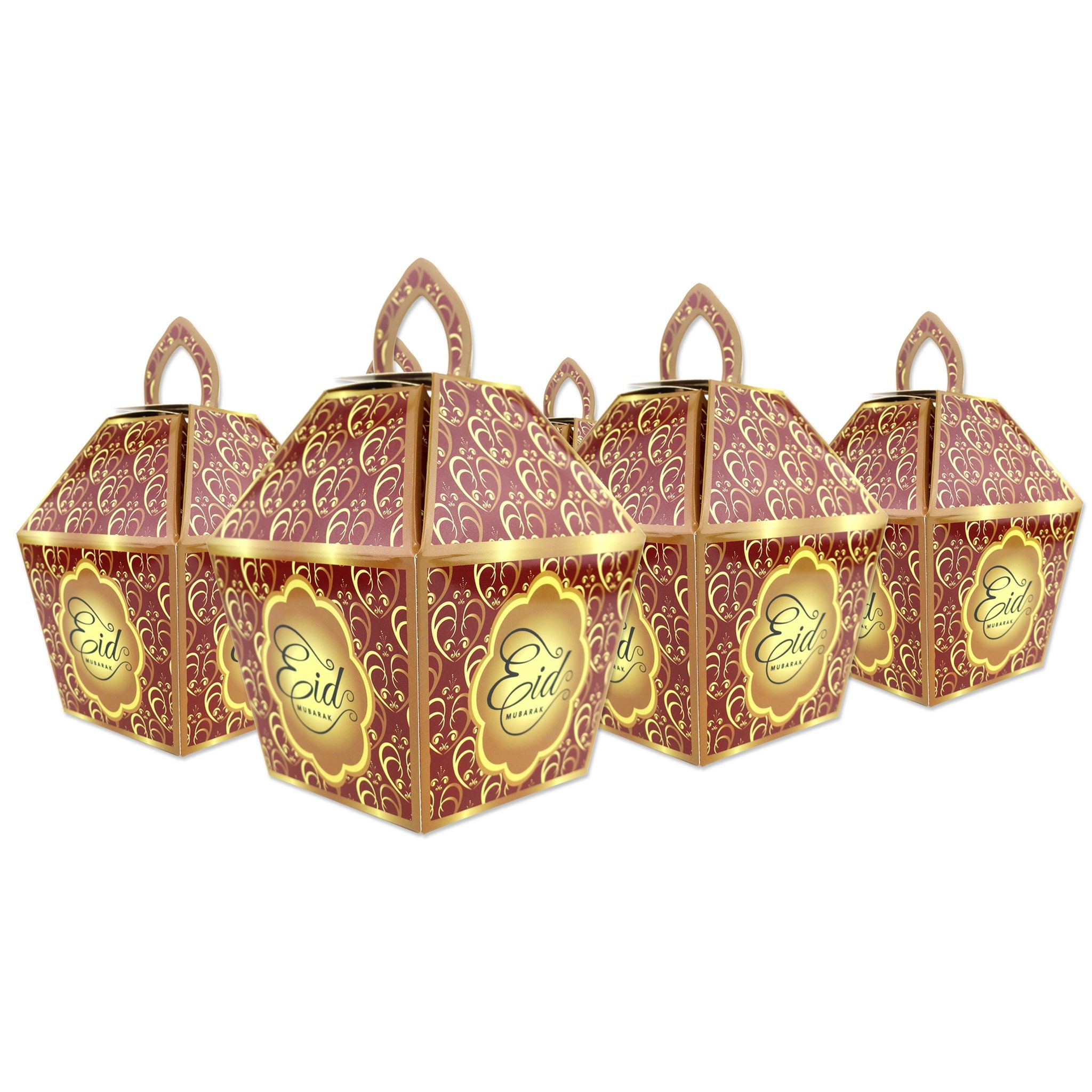 Eid Mubarak/ramadan Gift and Treat Celebration Boxes Gold & | Etsy