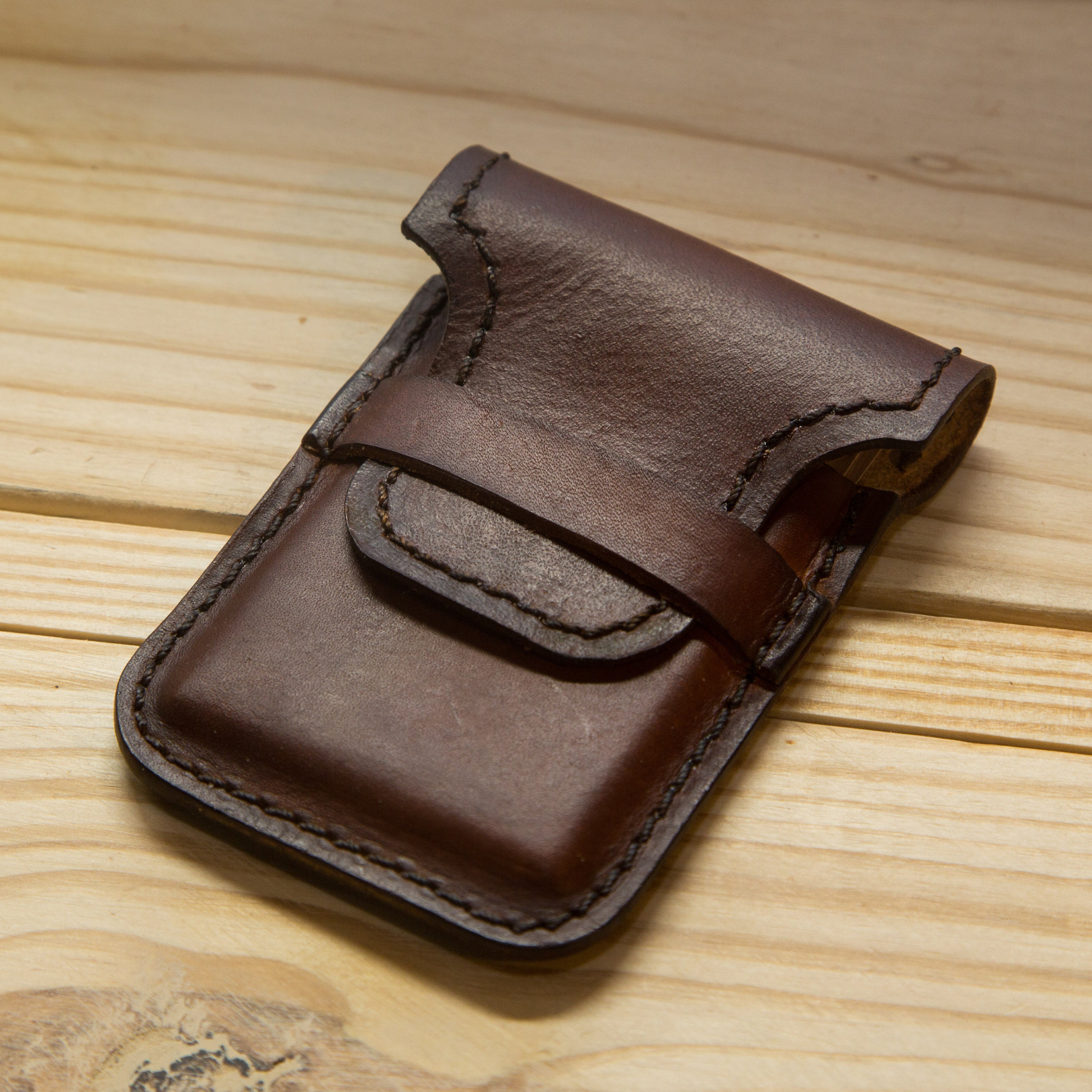 Personlaized, Custom Leather Business Card Carrier - Etsy