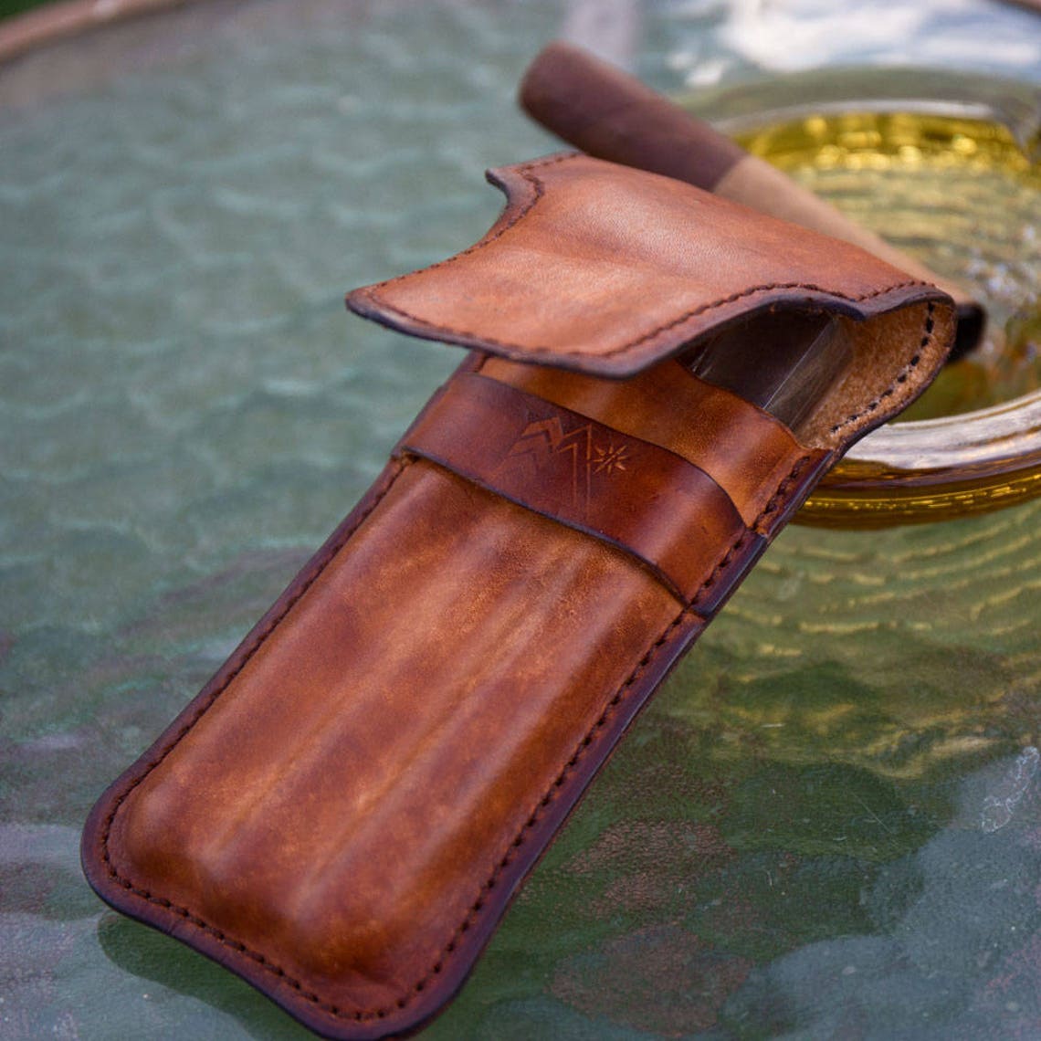 Leather Cigar Case Personalized | Etsy