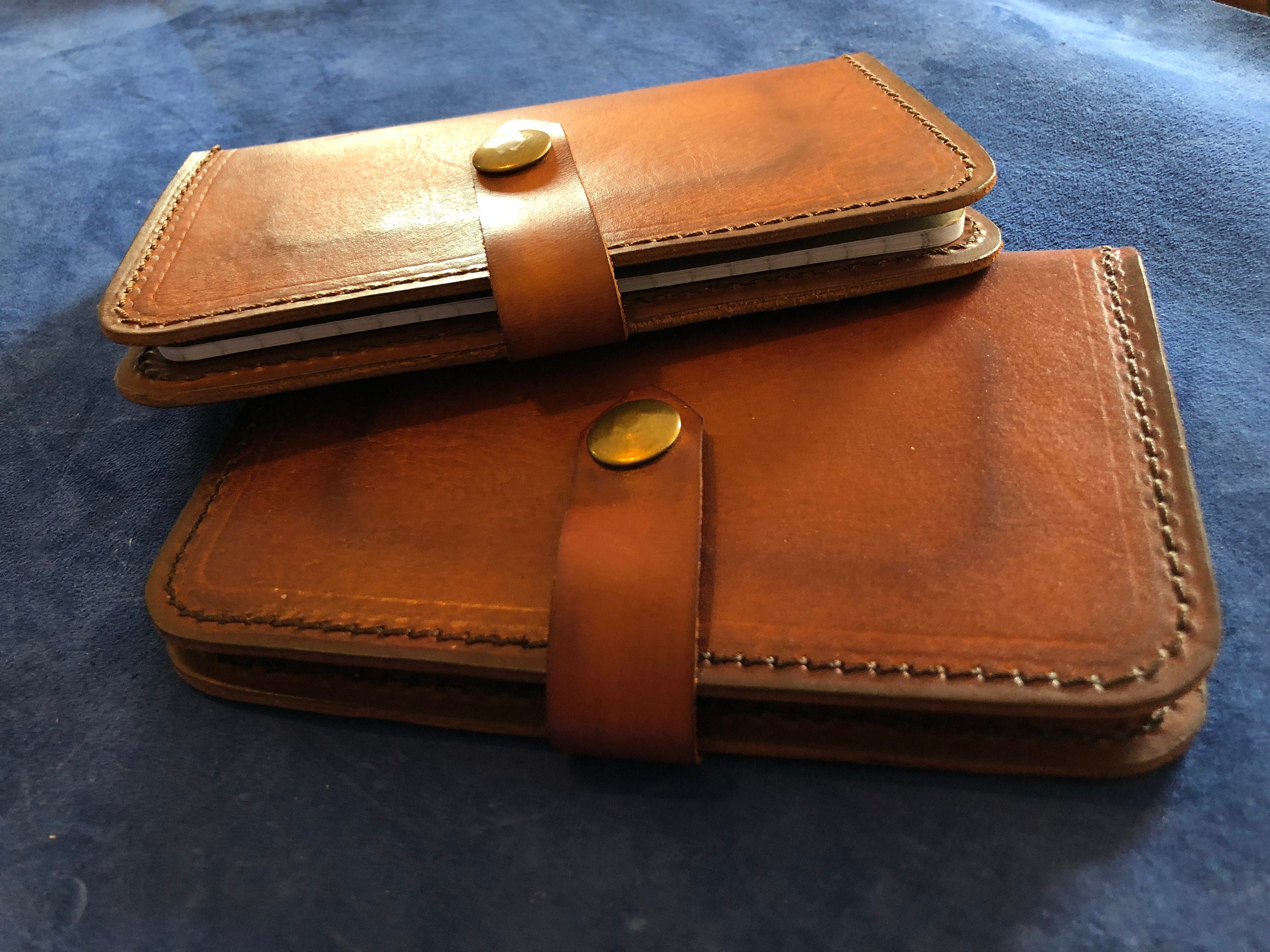 Custom Crafted Leather Field Note Book. | Etsy