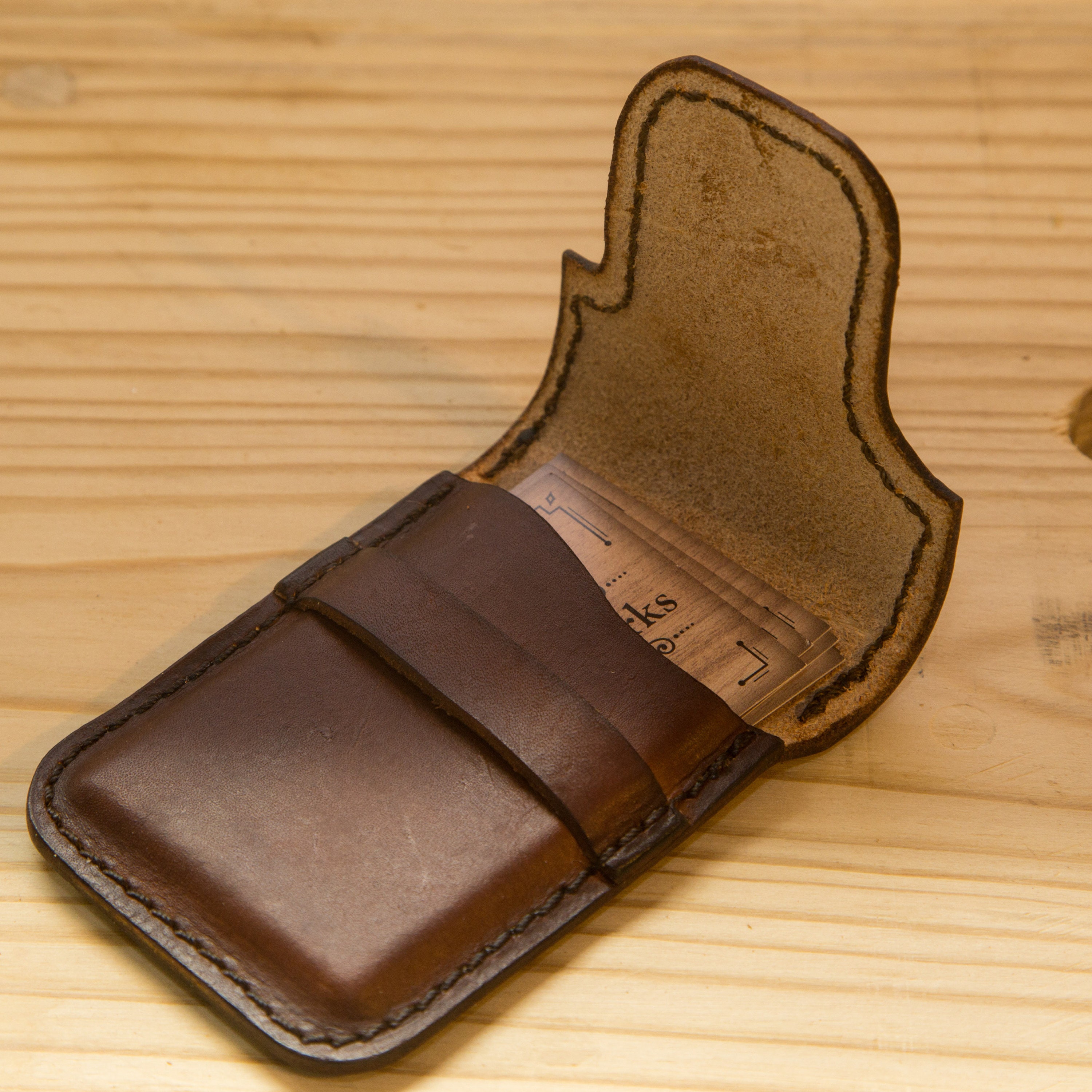 Personlaized Custom Leather Business Card Carrier - Etsy