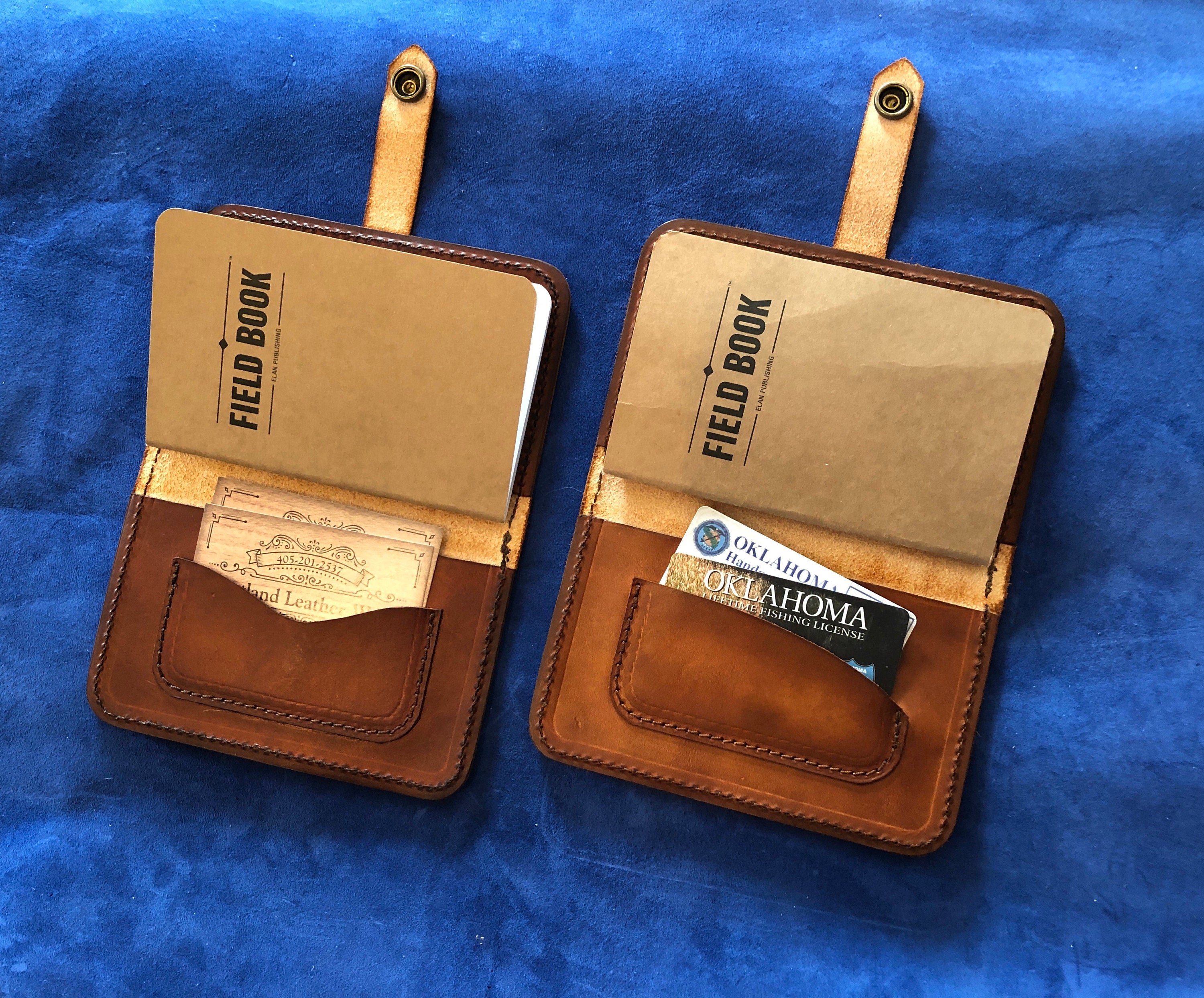 Custom Crafted Leather Field Note Book. | Etsy