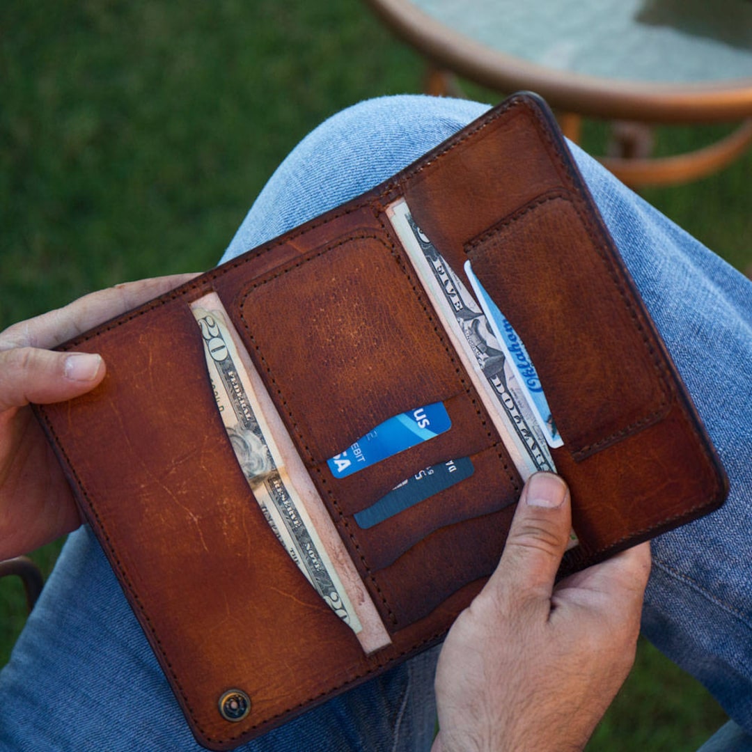 Roper Style Leather Wallet - Etsy