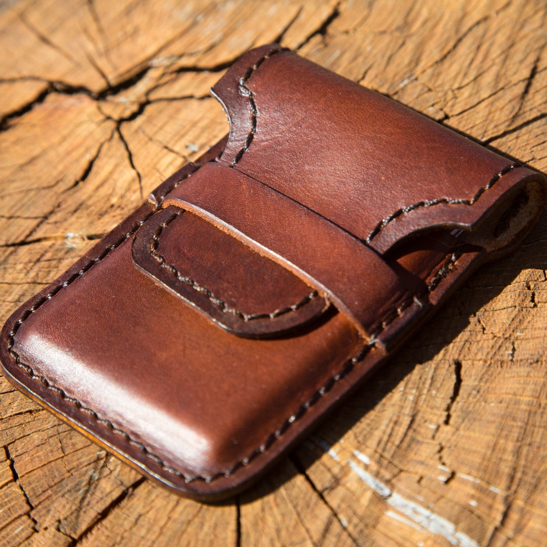 Personlaized, Custom Leather Business Card Carrier - Etsy