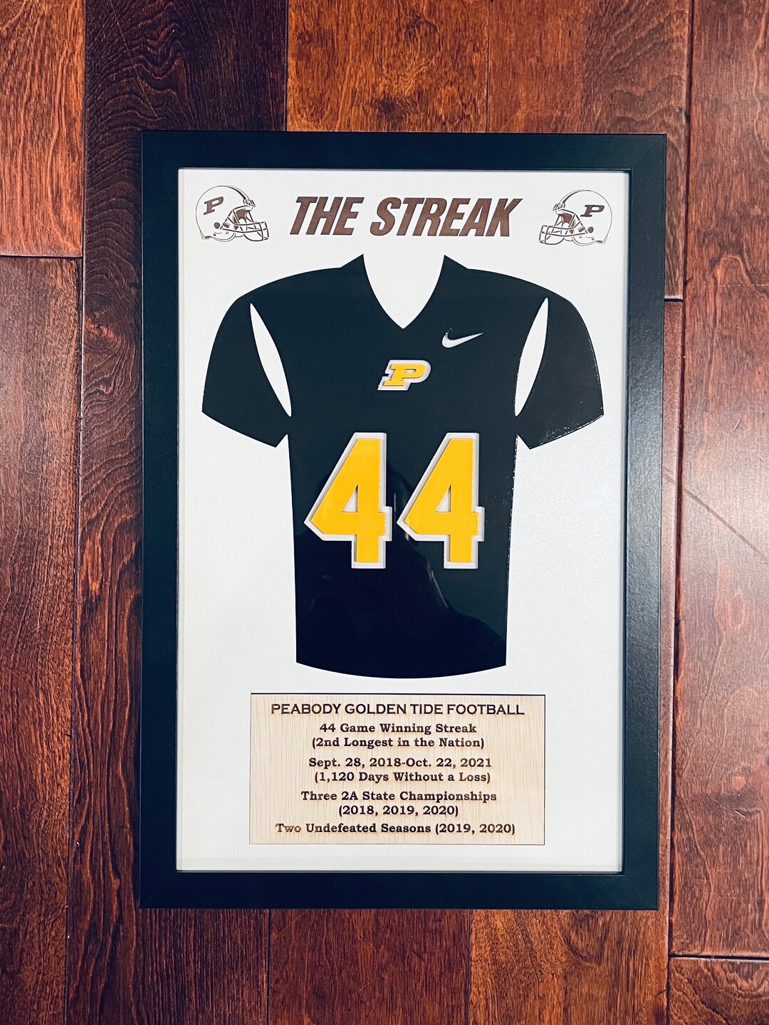 Custom Sports Jersey Sign | Football Trophy | Football Plaque | Replica ...