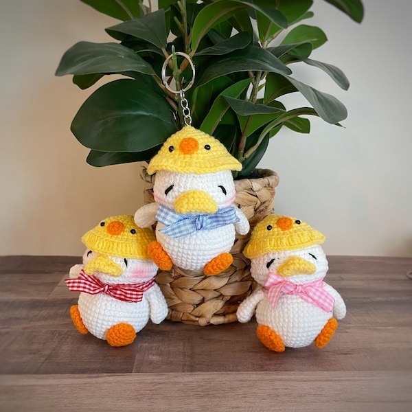 Duck Keychain - Etsy