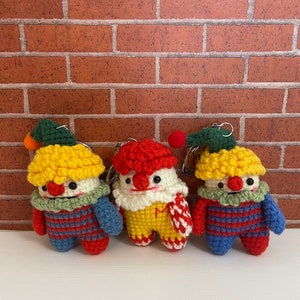 Clown Crochet Keychain Cute Clown Keychain Fun Gifts Cute - Etsy
