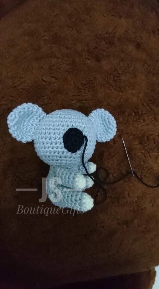 Friendly Koala, Koala Hug Trees, Cute Koala Keychain, Crochet Koala ...