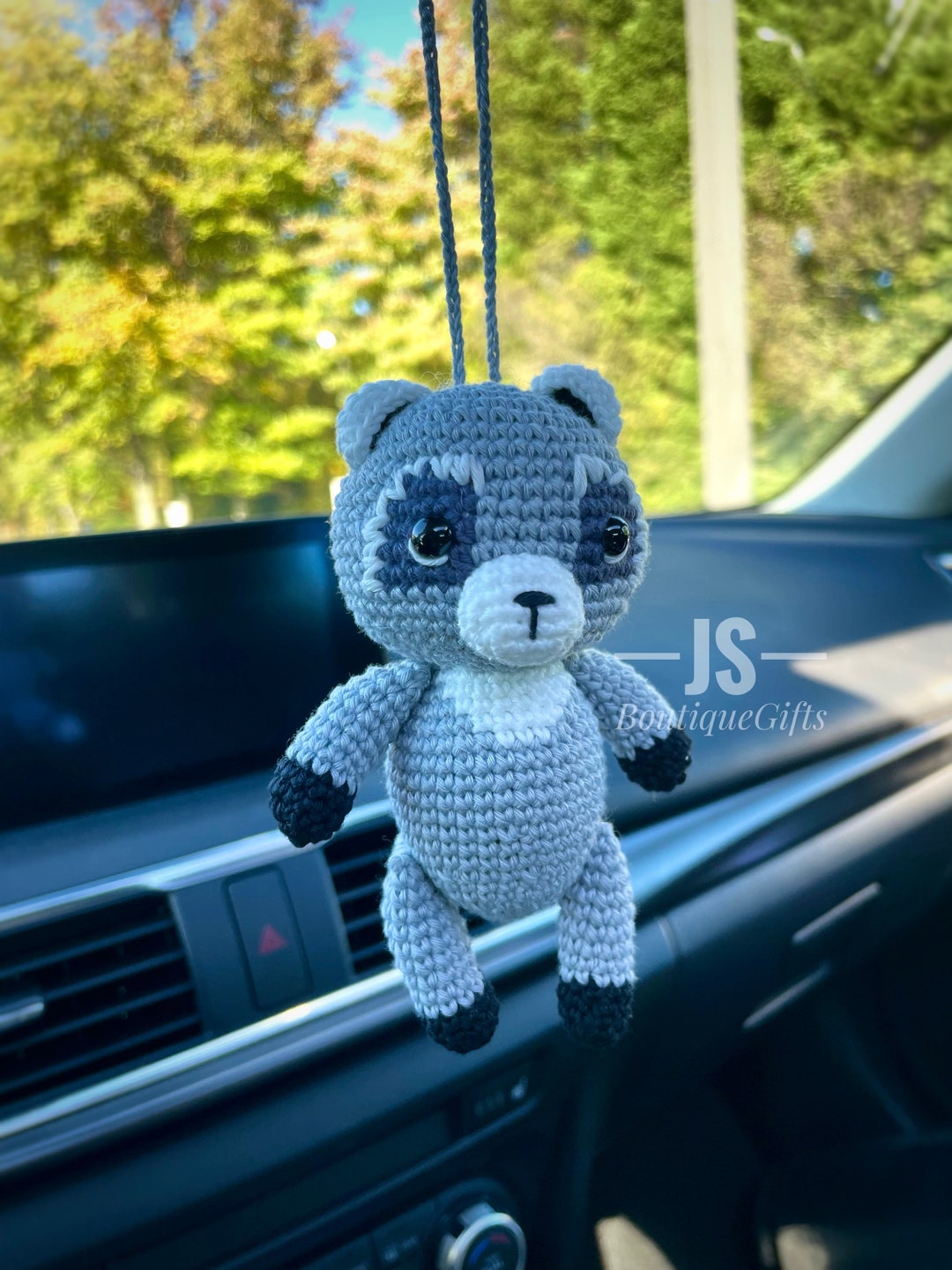 Hanging Racoon, Cute Racoon, Crochet Racoon Keychain, Racoon Keychain ...