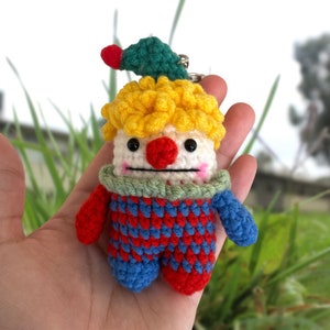 Clown Crochet Keychain Cute Clown Keychain Fun Gifts Cute - Etsy