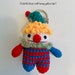 Clown Crochet Keychain, Cute Clown Keychain, Fun Gifts, Cute Gifts ...